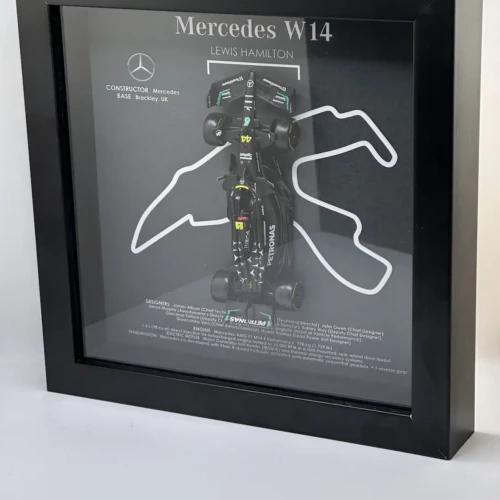 Mercedes W14 Lewis Hamilton - Collection Art 3D