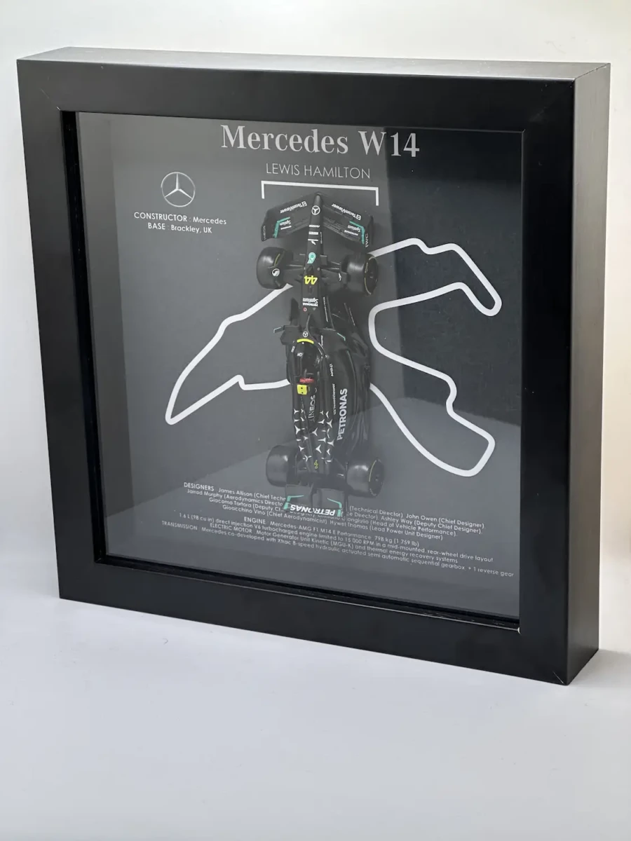 Mercedes W14 Lewis Hamilton - Collection Art 3D
